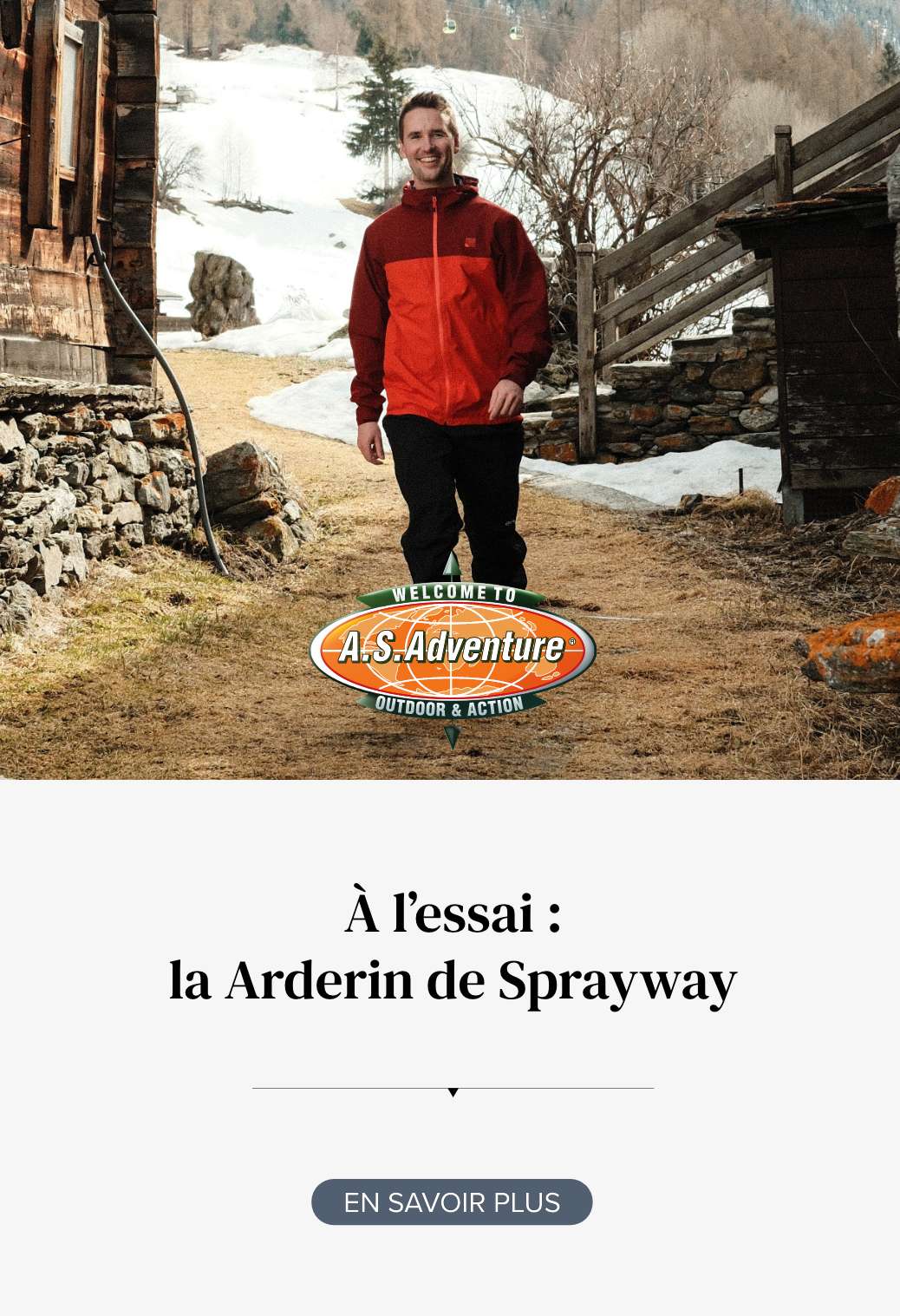 À l’essai : la Arderin de Sprayway | A.S.Adventure
