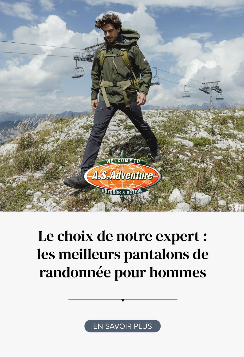 Les meilleurs pantalons de randonnée pour hommes | A.S.Adventure